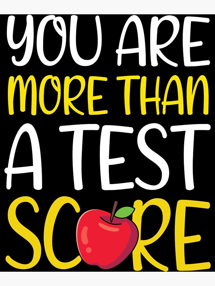 "You_re More Than A Test Score Test Day State Testing Motivational ...