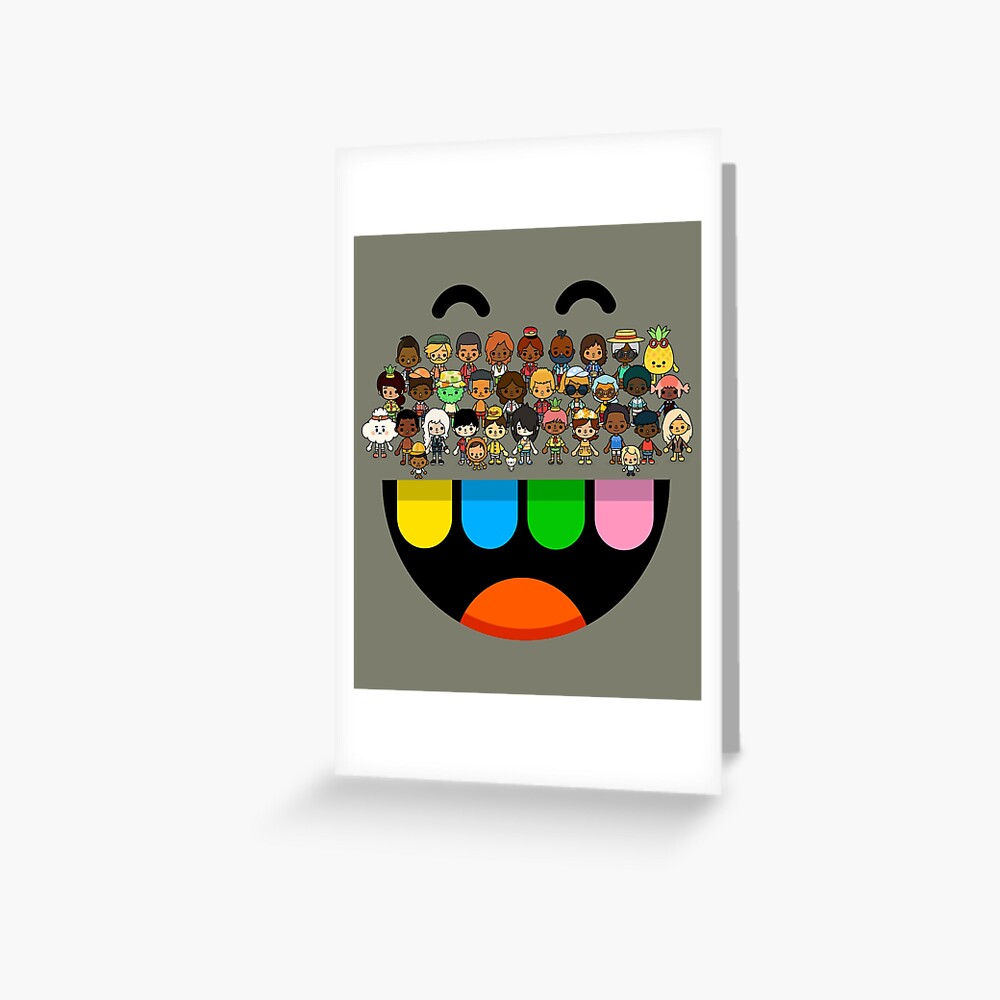 "Toca Boca For Kids" Greeting Card for Sale by BaBaAli1 | Redbubble
