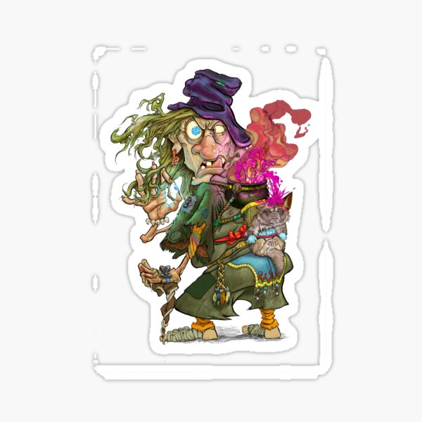 "The Hag" Sticker by liruichen | Redbubble