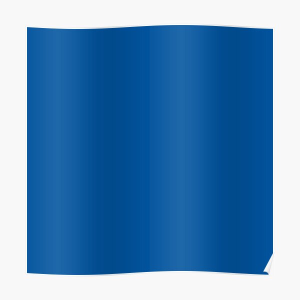 "Bold and Playful Royal Blue" Poster for Sale by nocap82 | Redbubble