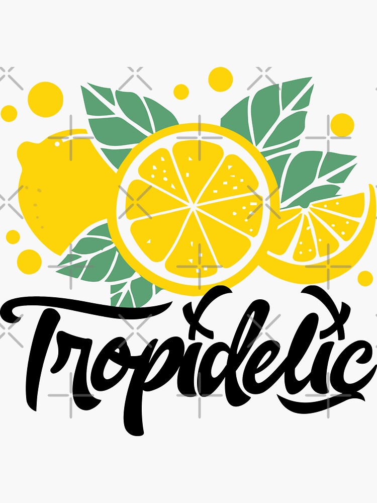 "Tropidelic Merch Lemon" Sticker by SamibShop | Redbubble
