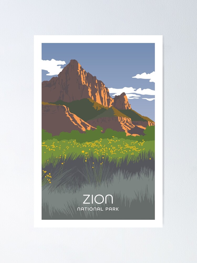 Parc National De Zion Poster