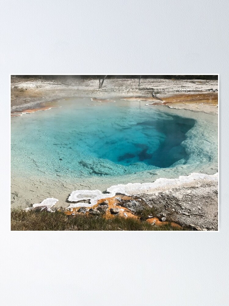 "Yellowstone Hot Spring" Poster for Sale by Saltzmana | Redbubble