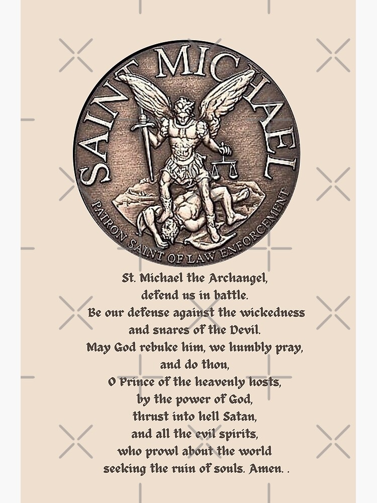 "St Michael the Archangel San Michele Archangelo" Poster for Sale by ...