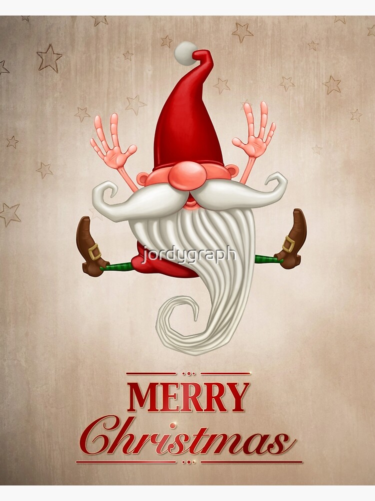 "Happy Christmas elf Greeting card" Greeting Card for Sale by ...
