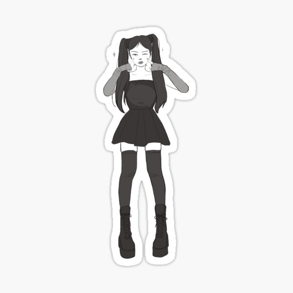 "jennie" Sticker for Sale by juniikkart | Redbubble