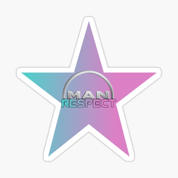 "Man respect " Sticker for Sale by SmartkeyzArt | Redbubble
