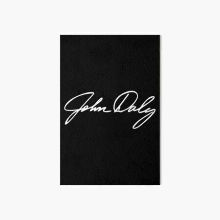 "John Daly Merch John Daly Logo" Art Board Print by SamibShop | Redbubble