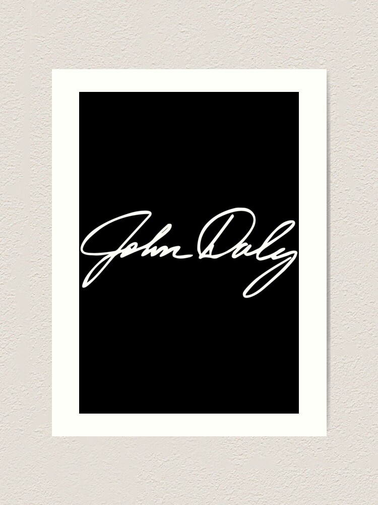 "John Daly Merch John Daly Logo" Art Print for Sale by SamibShop ...