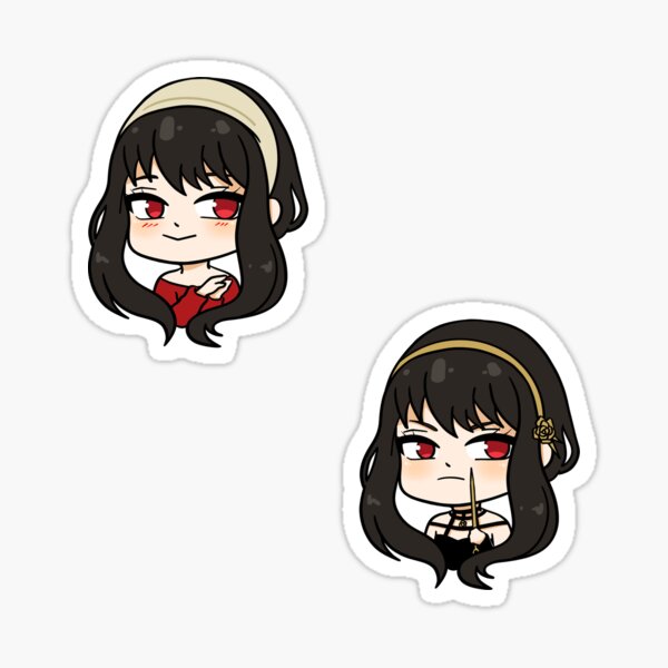 "Yor Forger" Sticker for Sale by yuniizu | Redbubble