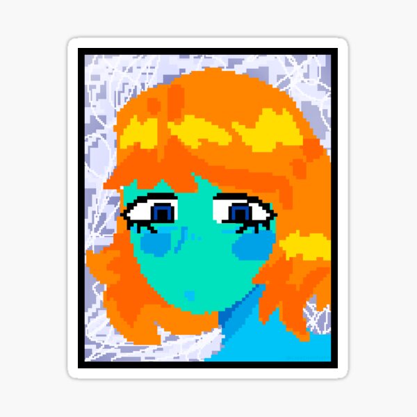 "Pixel alien" Sticker for Sale by CreationzFreak | Redbubble