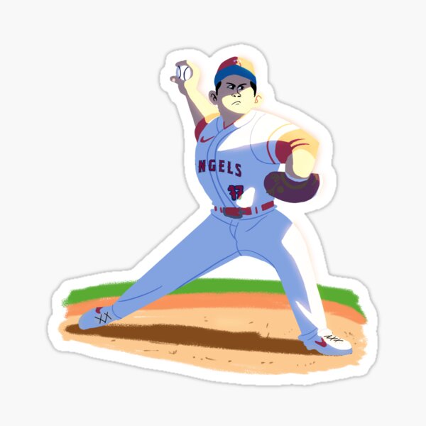 "Shohei Ohtani" Sticker by Tiems | Redbubble