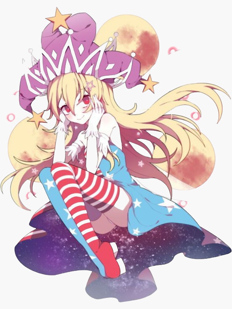 "Clownpiece" Sticker by ModernPrinting | Redbubble