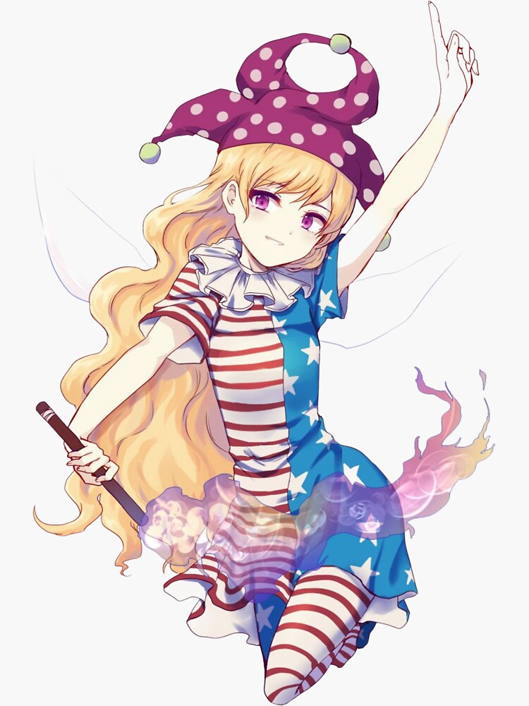 " Clownpiece" Sticker for Sale by ModernPrinting | Redbubble