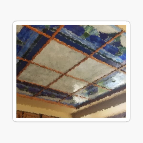 "Stained Glass Ceiling" Sticker for Sale by Lucasshawcross | Redbubble