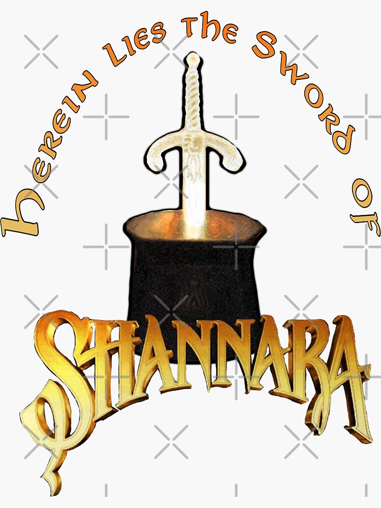 "The Sword of Shannara" Sticker for Sale by Haljor | Redbubble