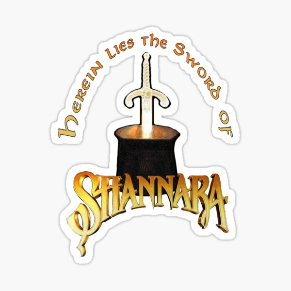 "The Sword of Shannara" Sticker for Sale by Haljor | Redbubble