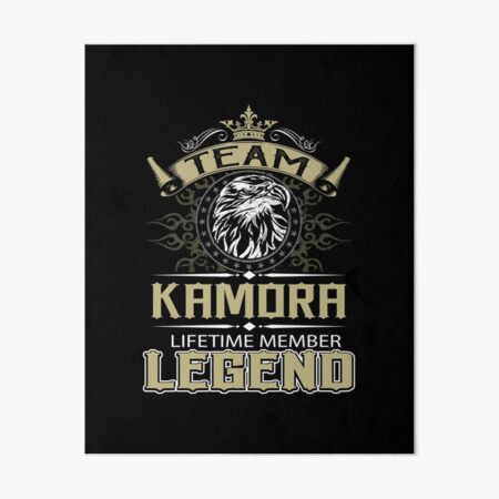 Lámina rígida «Camiseta con el nombre de Kamora - Camiseta con el ...