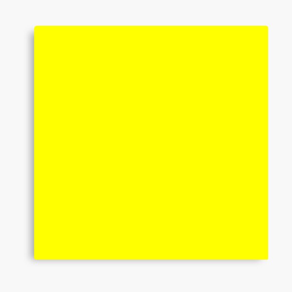 Lienzo «Neón amarillo fluorescente brillante» de podartist | Redbubble