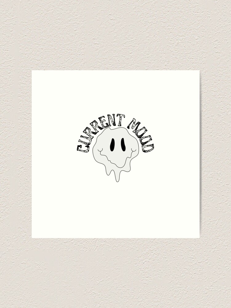 "Current Mood smiley face melting" Art Print for Sale by BLASTN7 ...