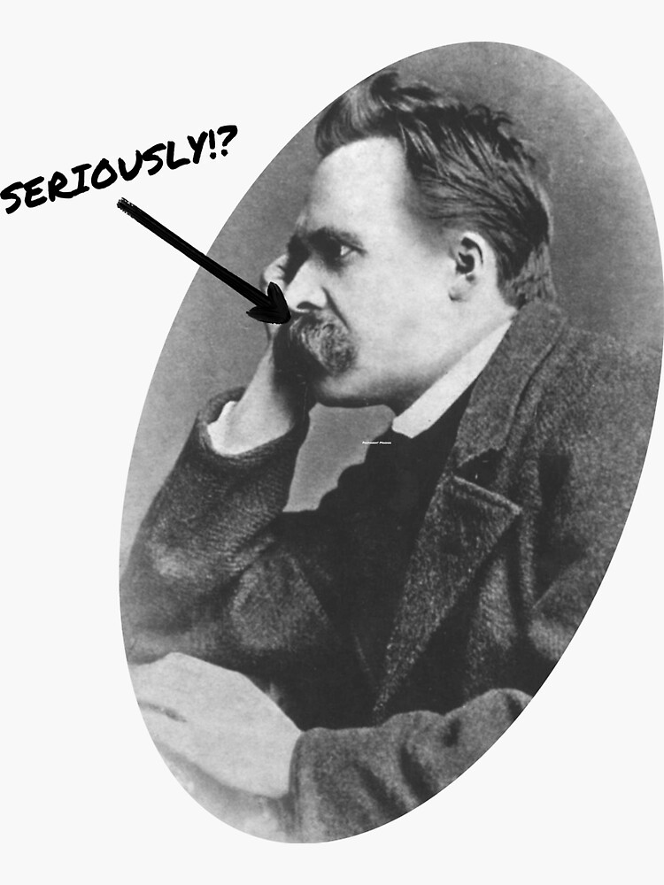 "Seriously" Sticker by Strangehighness | Redbubble