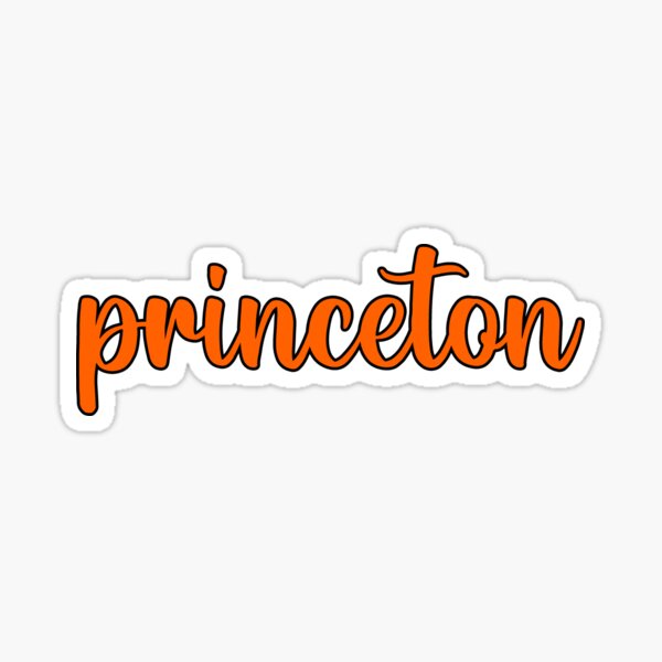 "princeton" Sticker for Sale by samanthaedelman | Redbubble