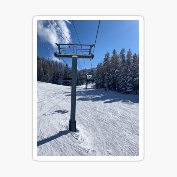 "Chair Lift" Sticker for Sale by GilmorePhotos | Redbubble