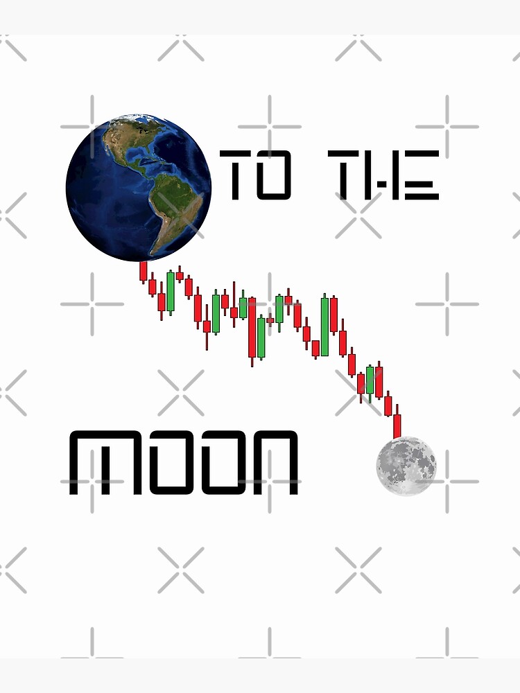 "To The Moon | White Space Meme Editions" Poster for Sale by koko-boy ...