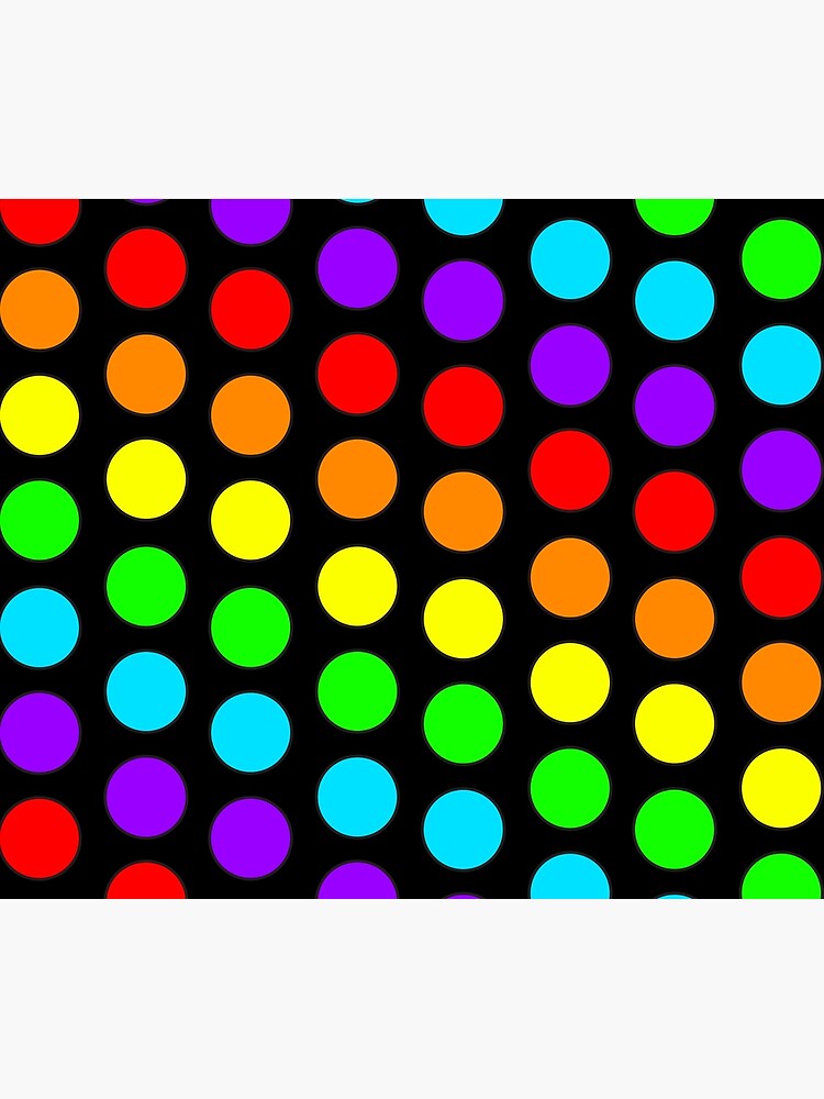 "Rainbow Polka Dots" Poster for Sale by BeJolley | Redbubble