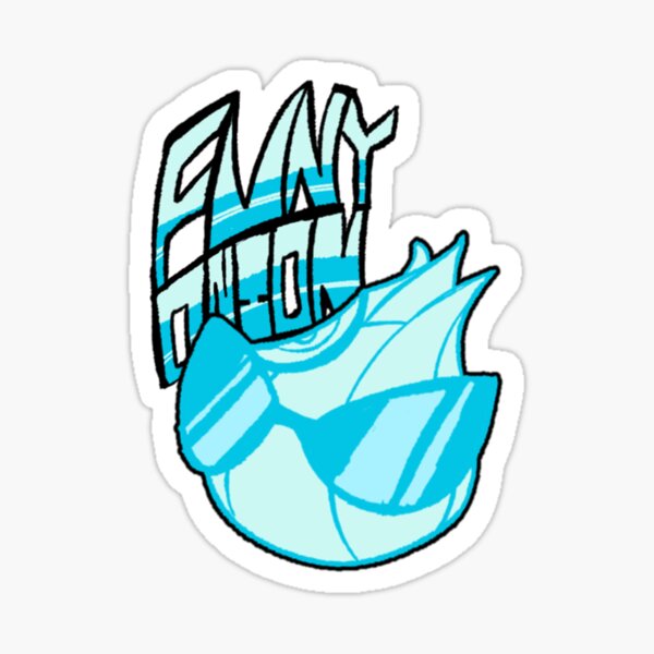 "Funyonion Represent" Sticker for Sale by funyonion | Redbubble