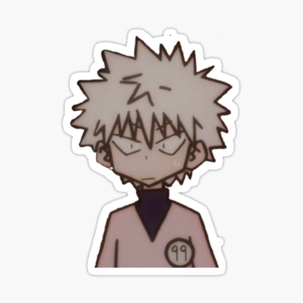 "shocked boy " Sticker by Svincee | Redbubble