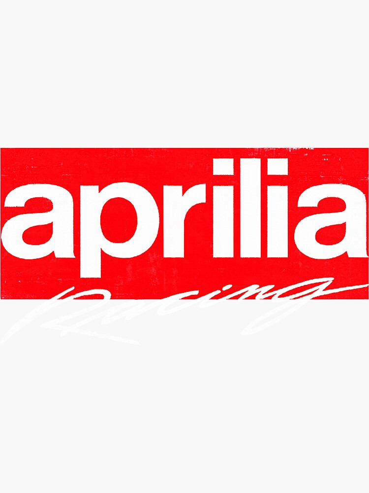 "Aprilia Racing" Sticker by HongApril | Redbubble