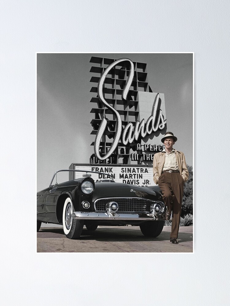"sinatra at sands hotel frank" Poster for Sale by elienarau | Redbubble