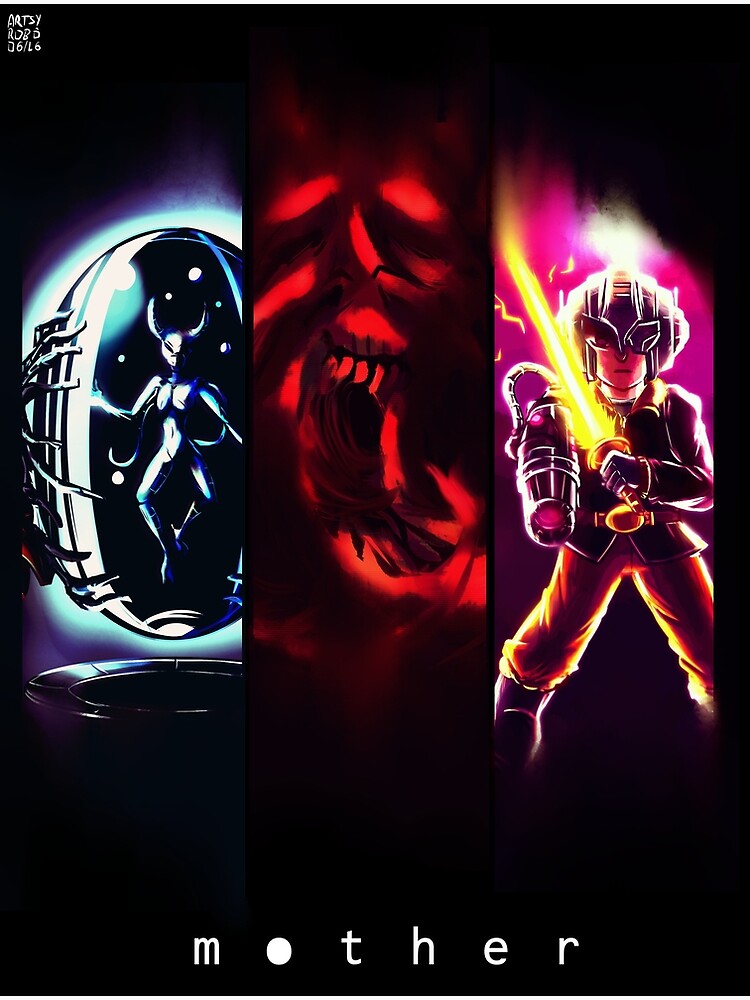 "Mother Series Final Bosses" Poster for Sale by artsyrobo | Redbubble