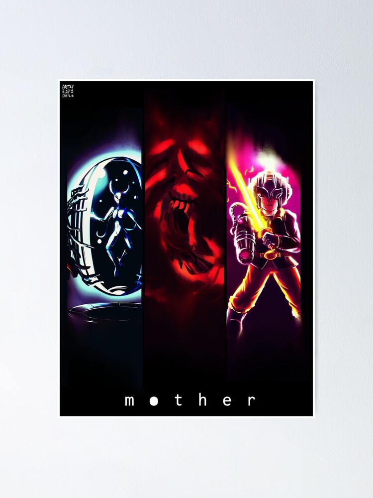 "Mother Series Final Bosses" Poster for Sale by artsyrobo | Redbubble