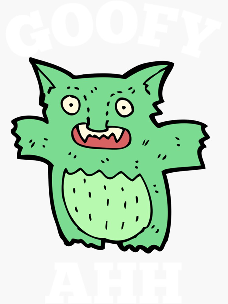 "goofy ahh " Sticker for Sale by sharayahstore | Redbubble