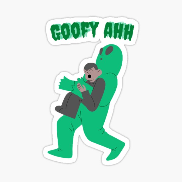 "Goofy ahh " Sticker for Sale by sharayahstore | Redbubble