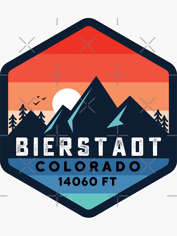 "Mount Bierstadt mountain colorado " Sticker for Sale by Color-co ...