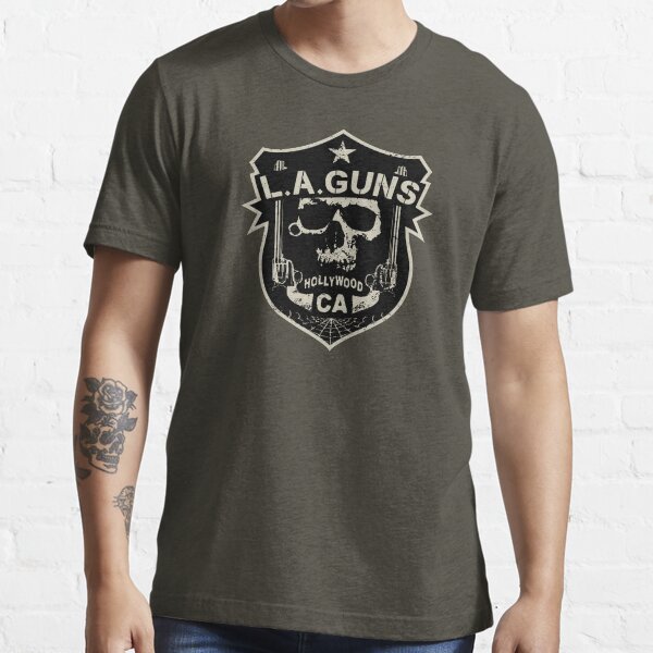 "L.A. Guns: Hollywood Badge" T-shirt for Sale by Pop-Pop-P-Pow ...
