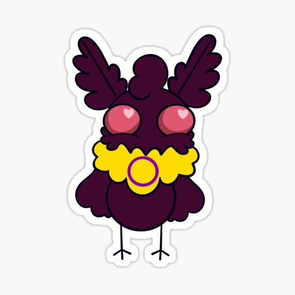 "Mothman Chibi - Intersex Flag" Sticker for Sale by Masky404 | Redbubble