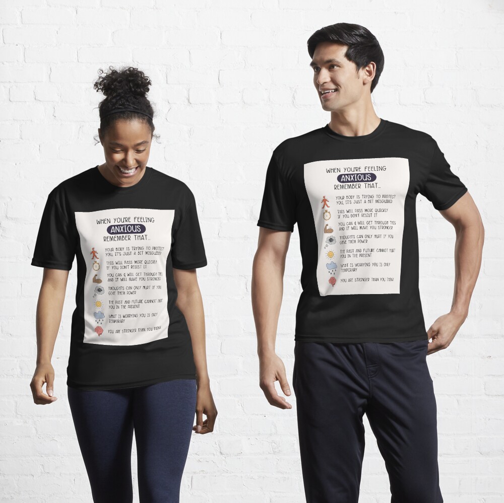 "When You're Feeling Anxious" Poster for Sale by Plant Kind Thoughts ...