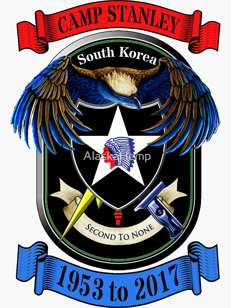 "Camp Stanley, South Korea" Sticker for Sale by AlaskaHemp | Redbubble