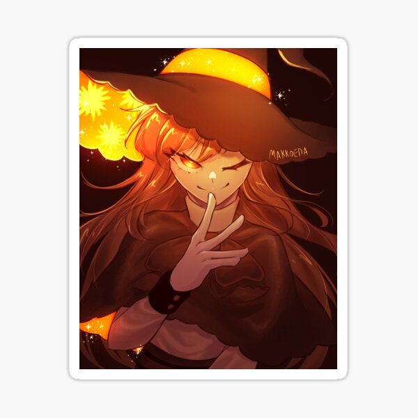 "Wada sun witch" Sticker for Sale by MaKoeda | Redbubble