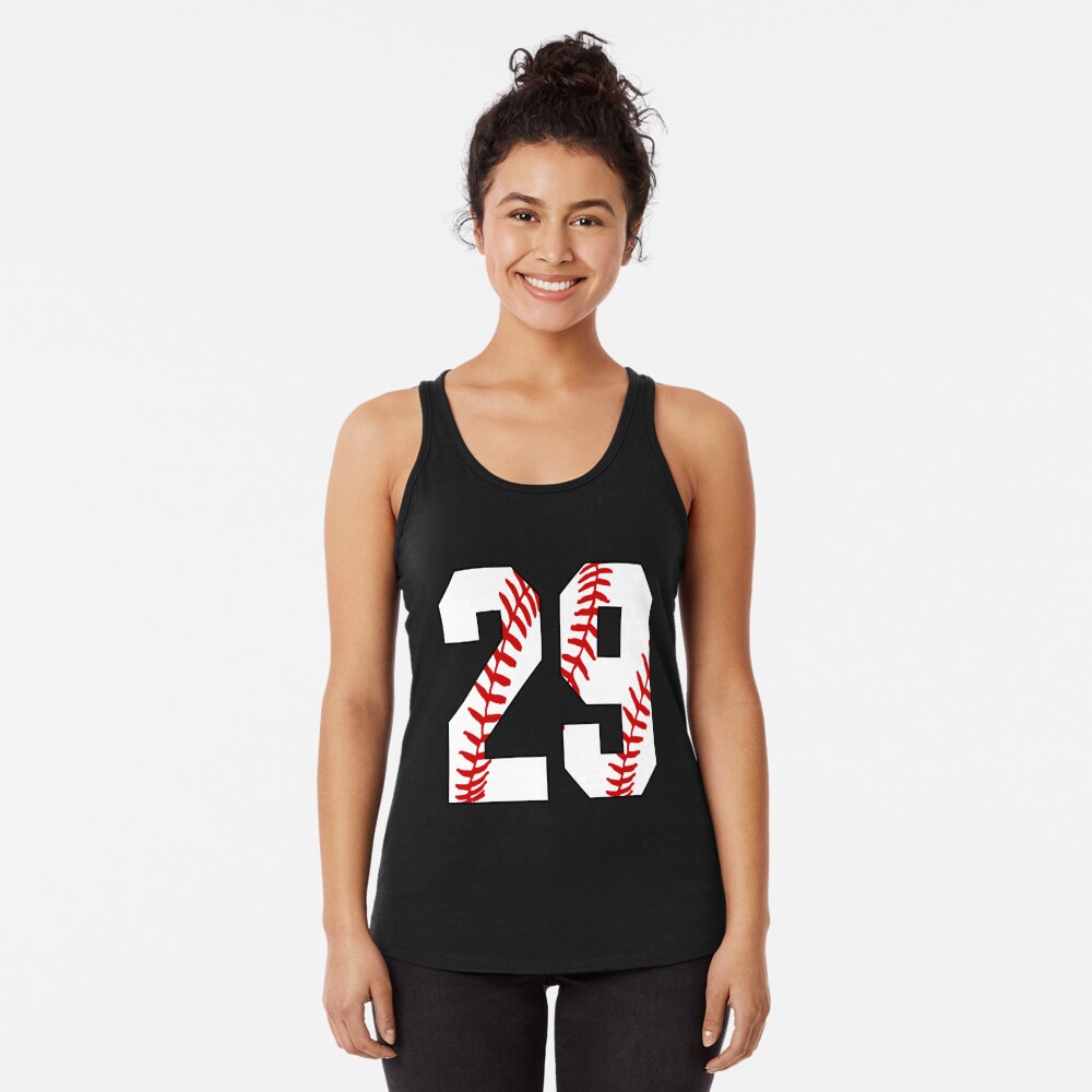 "Number Twenty-Nine 29 Baseball Jersey Number 29 Ball Laces Sticker ...