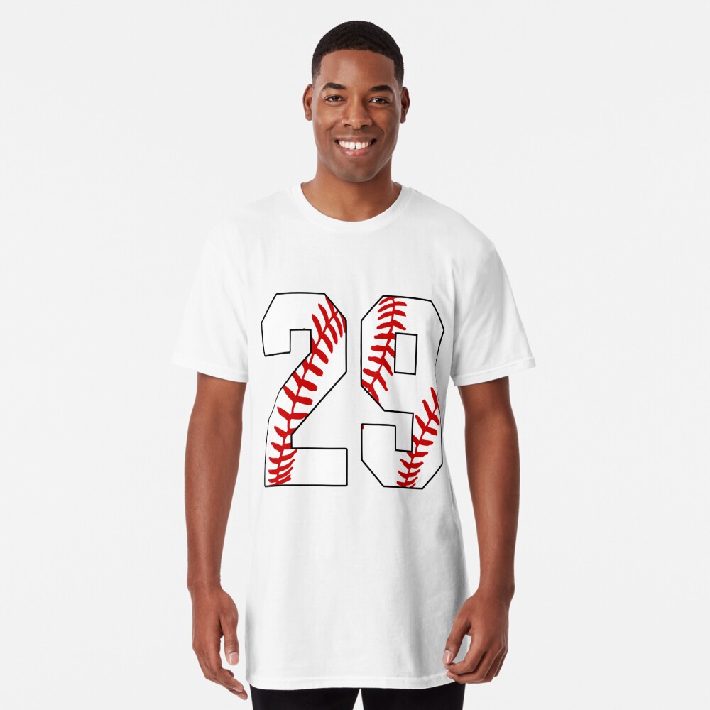 "Number Twenty-Nine 29 Baseball Jersey Number 29 Ball Laces Sticker ...