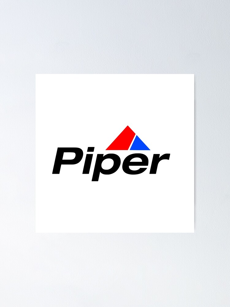 "PIPER AIRCRAFT-LOGO" Poster for Sale by PatriciMass501 | Redbubble