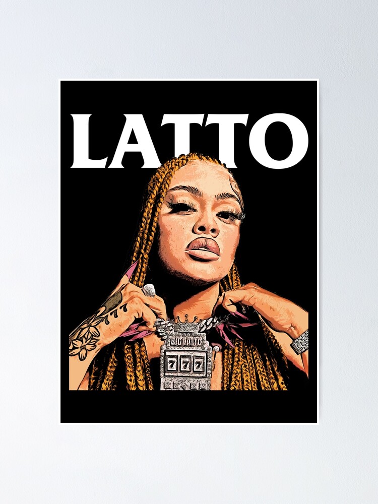 "LATTO" Poster for Sale by alesioktora | Redbubble
