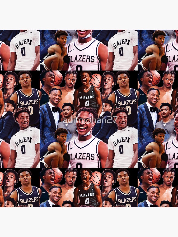 "Bronny James collage poster design 2022" Pin by aditmohan27 | Redbubble