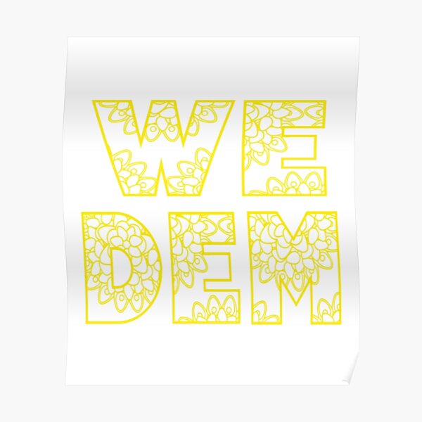 "Cincinnati Bengals we dem Super Bowl" Poster for Sale by ...