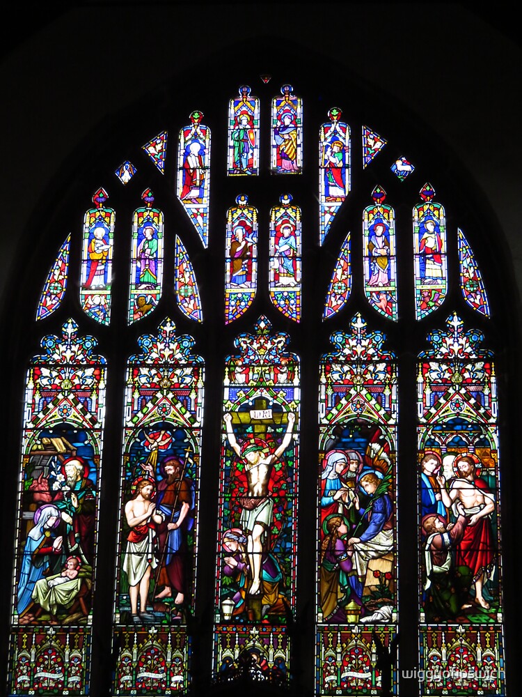 "Lavers, Barraud & Westlake Stained Glass Window, 1865" Sticker by ...